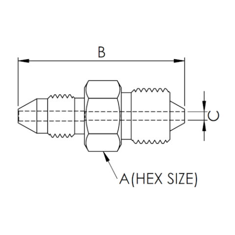 Medium Pressure Male To High Pressure Male Adapter - PressureLinks